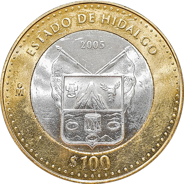 Moneda Conmemorativa 100 Nuevos Pesos Plata / aleación – Monedas Barron